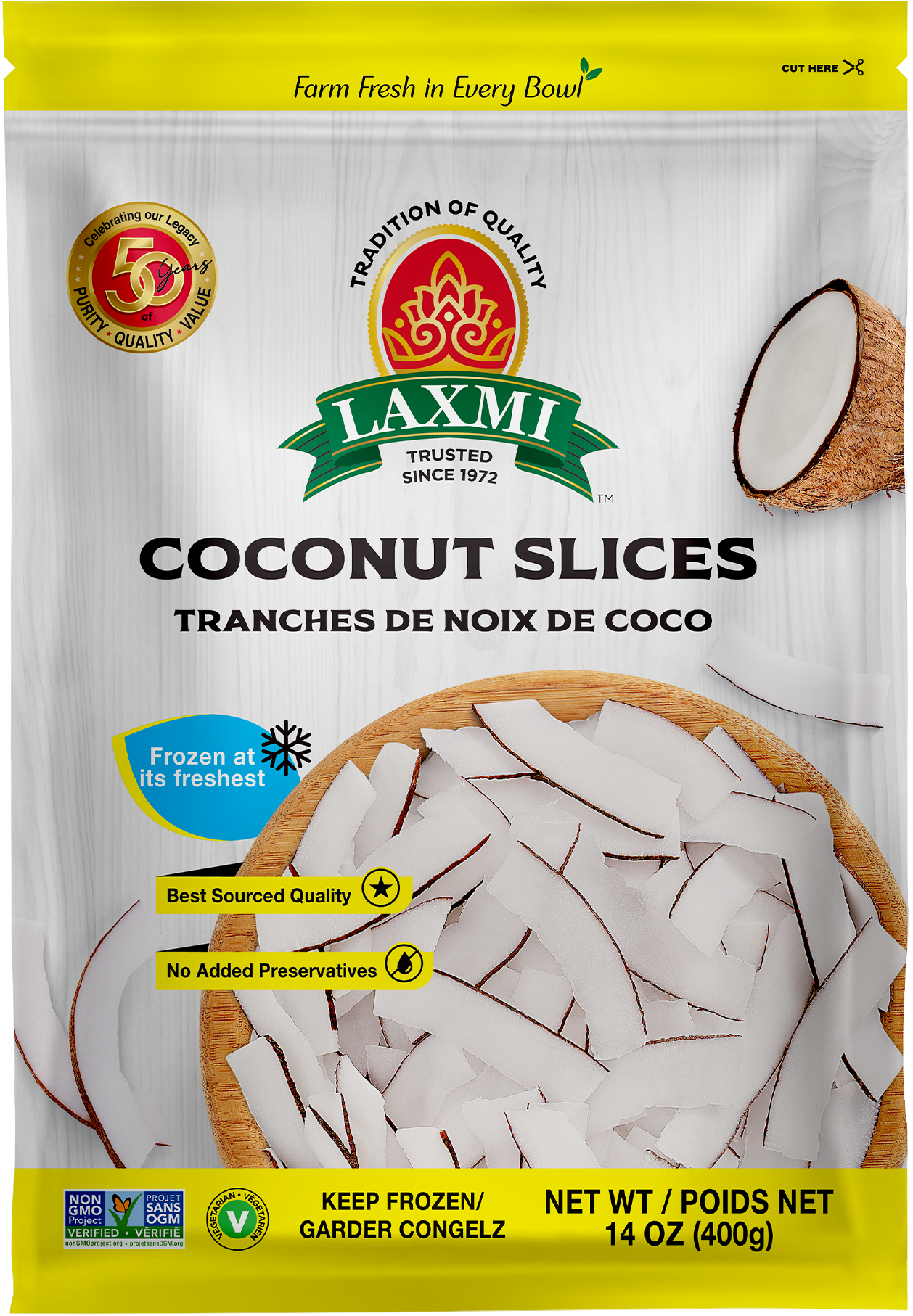 Frozen Coconut Slices
